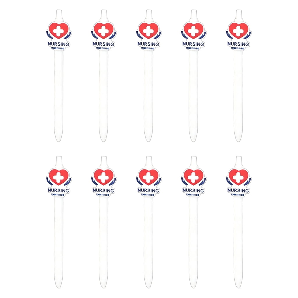 10Pcs Adorable Doctor Nurse Ballpoint Pens Nurses Week Theme Ballpoint ...