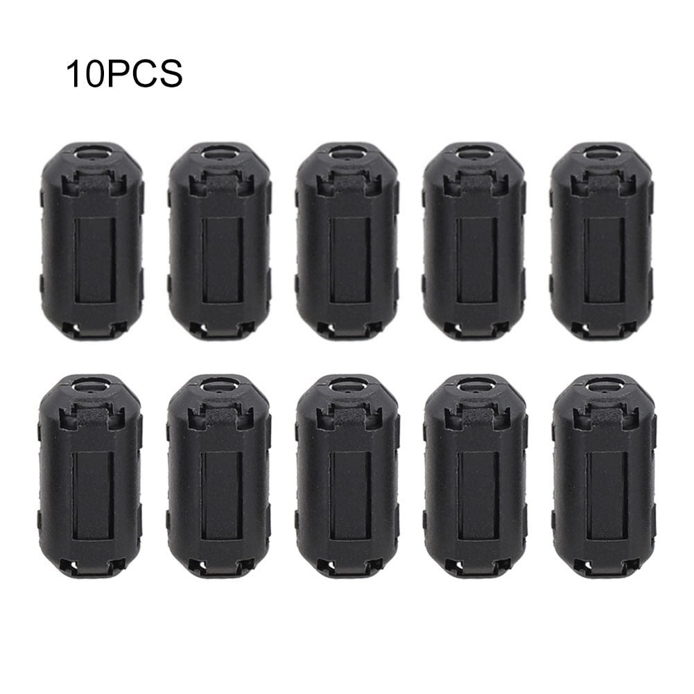 10Pcs Anti Interference Snap Ferrite Demagnet Filter Cable Core Choke ...
