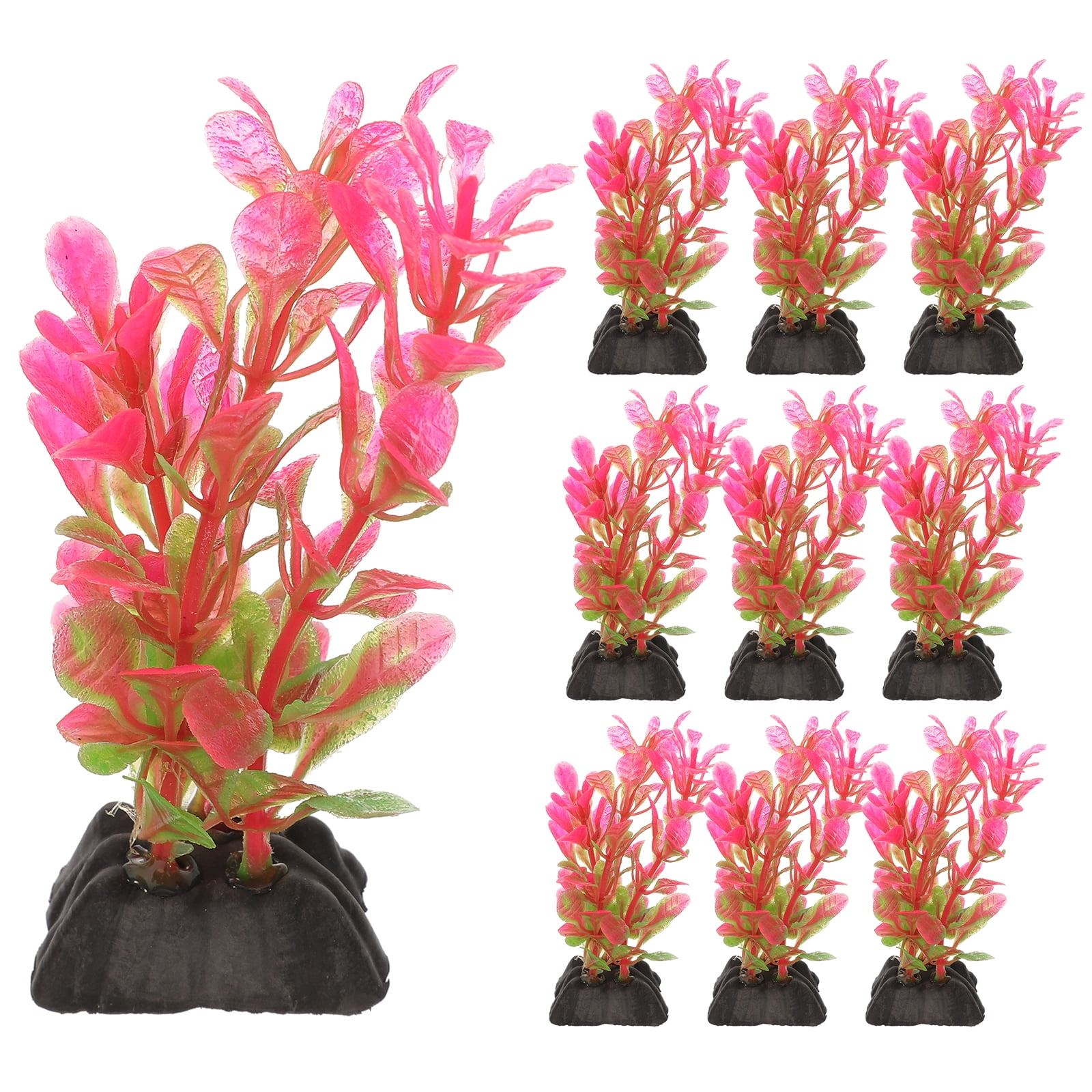 10Pcs Aquarium Plant Aquatic Water Grass Plants for Betta Fish Tank ...