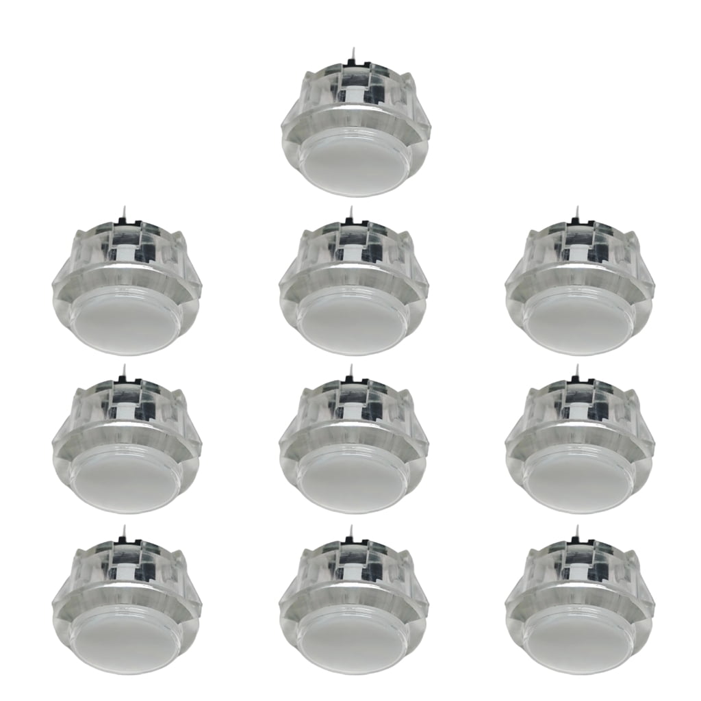 10Pcs Arcades Push Button 24mm/30mm Game Start Resetting Switches Controller for Arcades Game ...