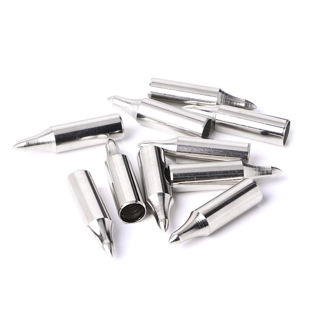 10Pcs Archery Arrowheads Points Bow Tip for Recurve Compound Bow Arrows Crossbow - Walmart.com