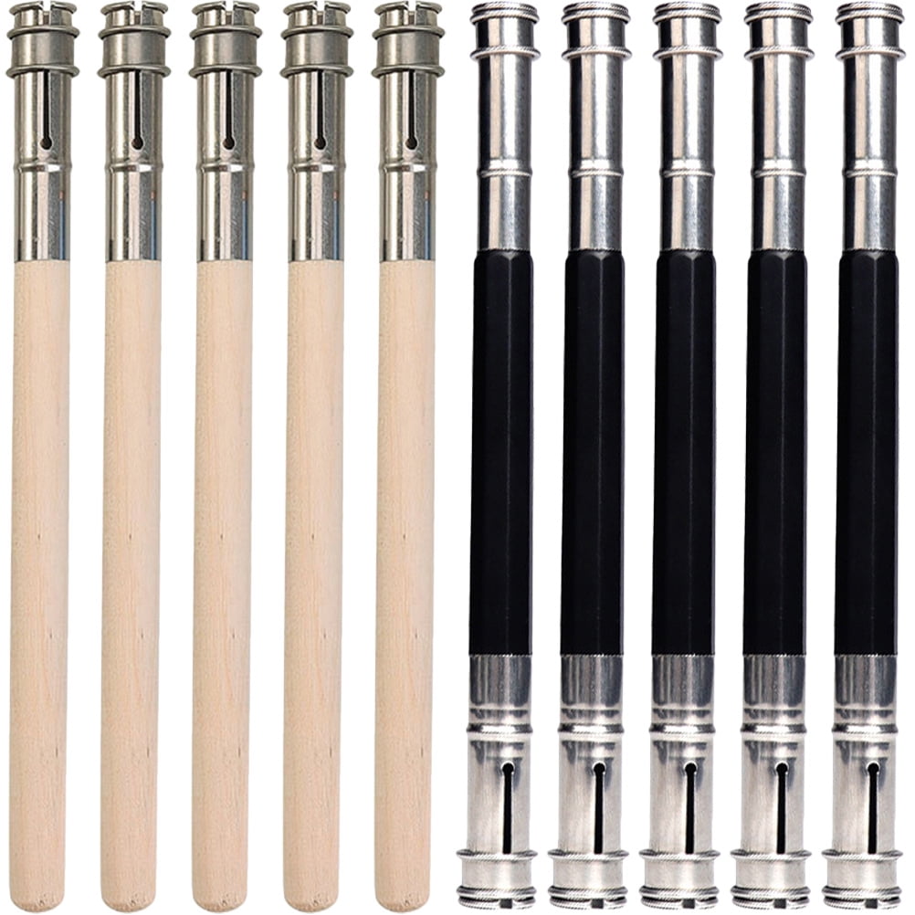 10Pcs Art Pencil Extenders Wooden Pencil Extenders Art Student Supplies ...