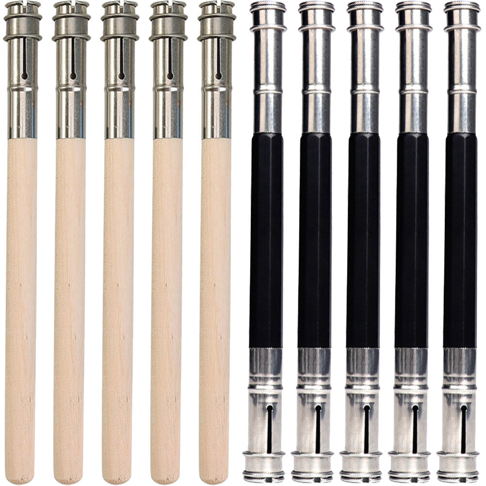 10Pcs Art Pencil Extenders Wooden Pencil Extenders Art Student Supplies ...