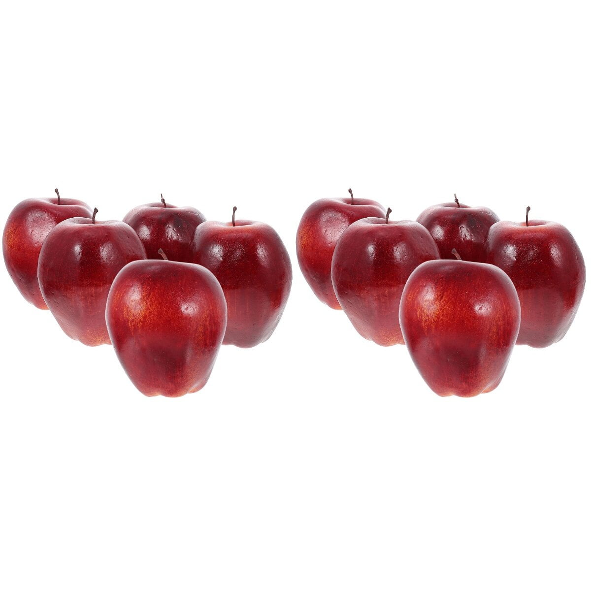 10Pcs Artificial Apples Faux Apples Bulk Decorative Plastic Apples ...