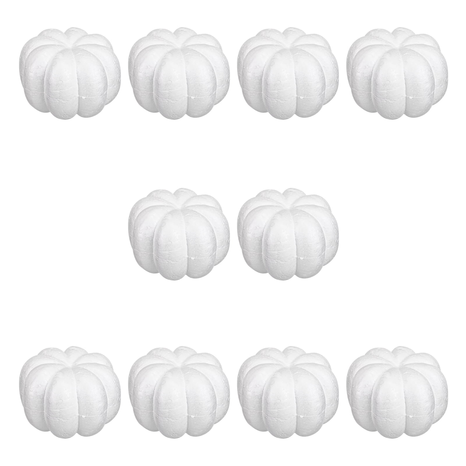 10Pcs Artificial Pumpkins for Halloween Thanksgiving Fall Party White ...