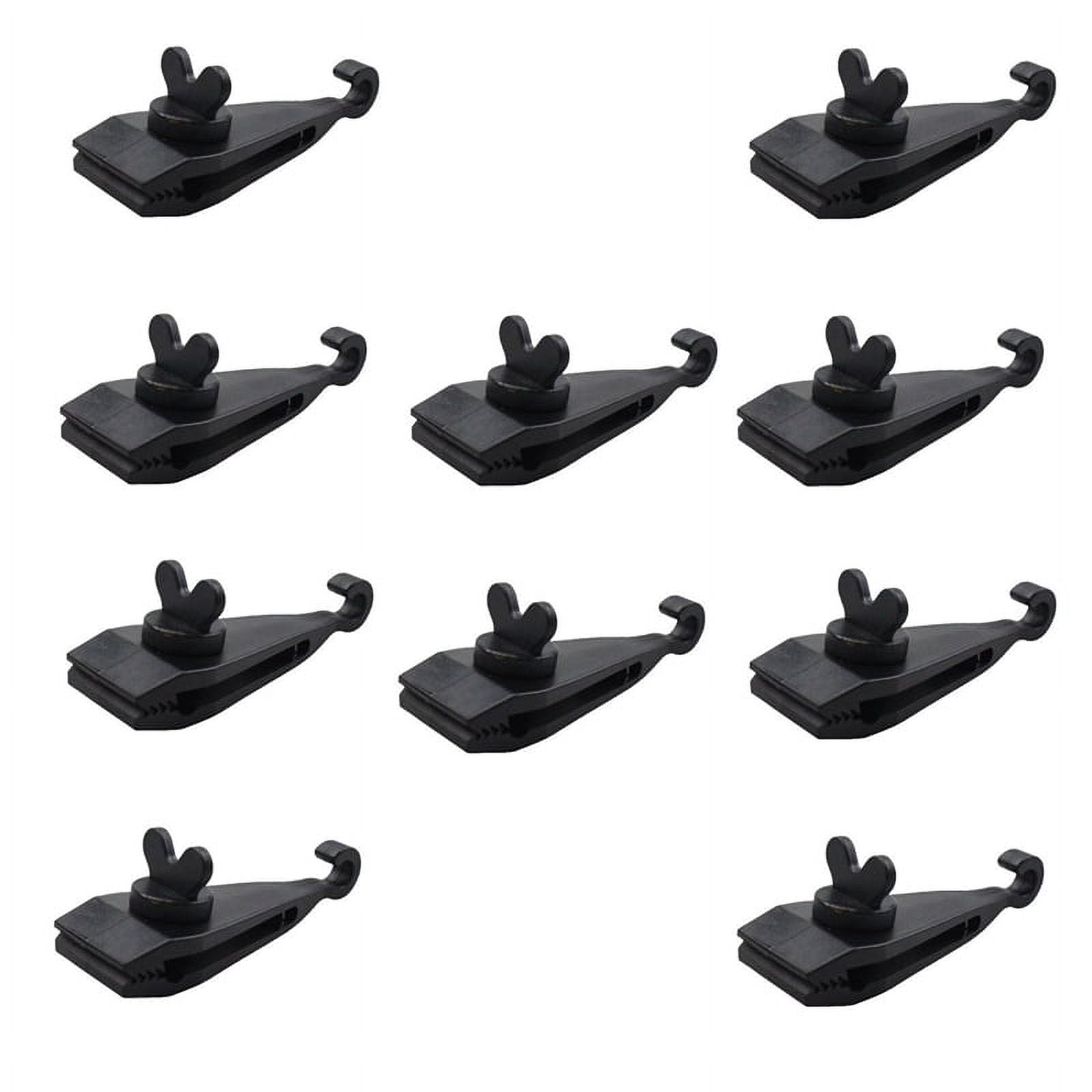 10Pcs Awning Clamp Tarp Clips Heavy Duty Lock Grip Tent Fasteners Clips ...