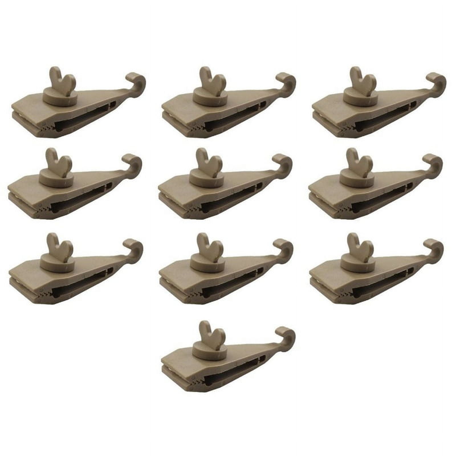 10Pcs Awning Clamp Tarp Clips Heavy Duty Lock Grip Tent Fasteners Clips ...