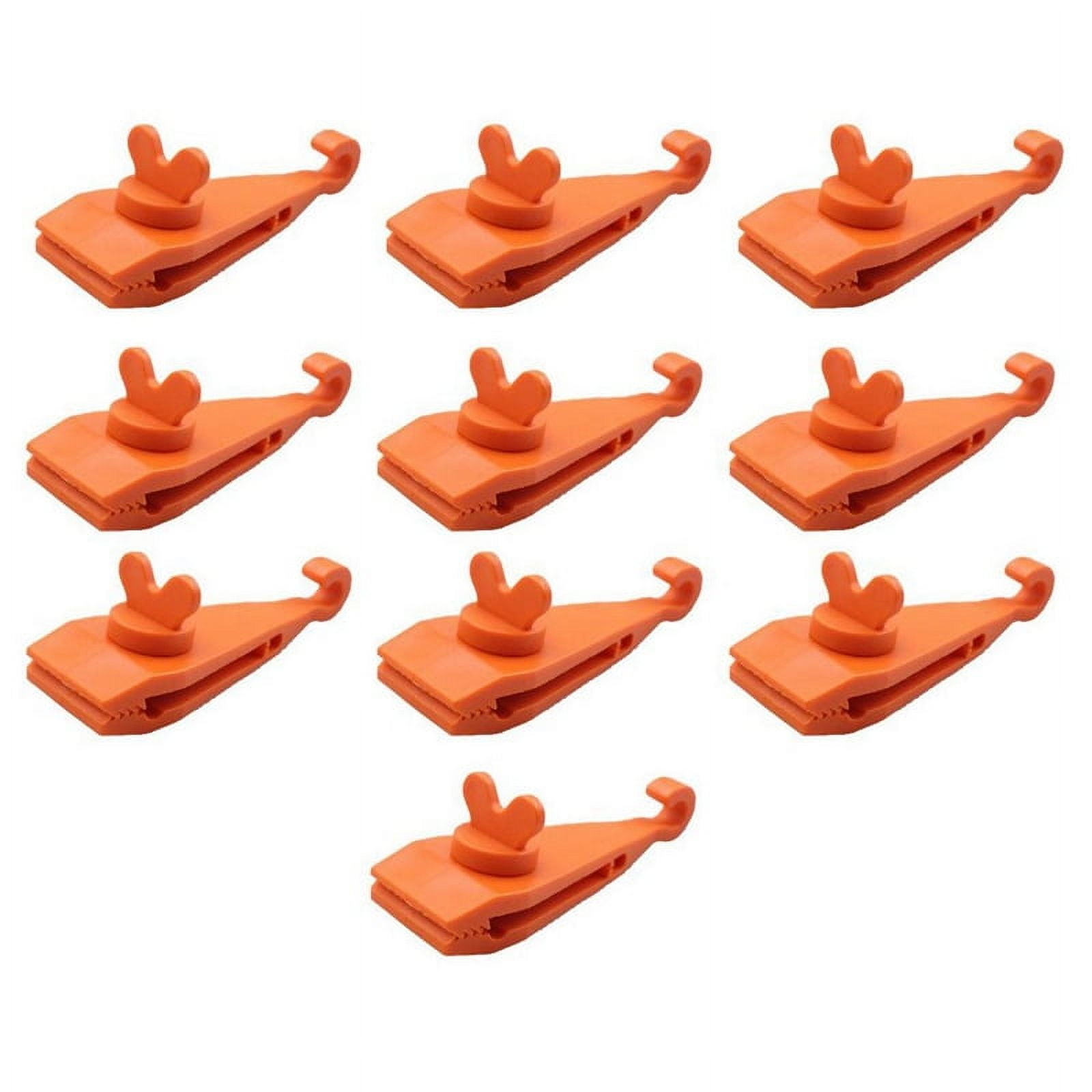 10Pcs Awning Clamp Tarp Clips Heavy Duty Lock Grip Tent Fasteners Clips ...