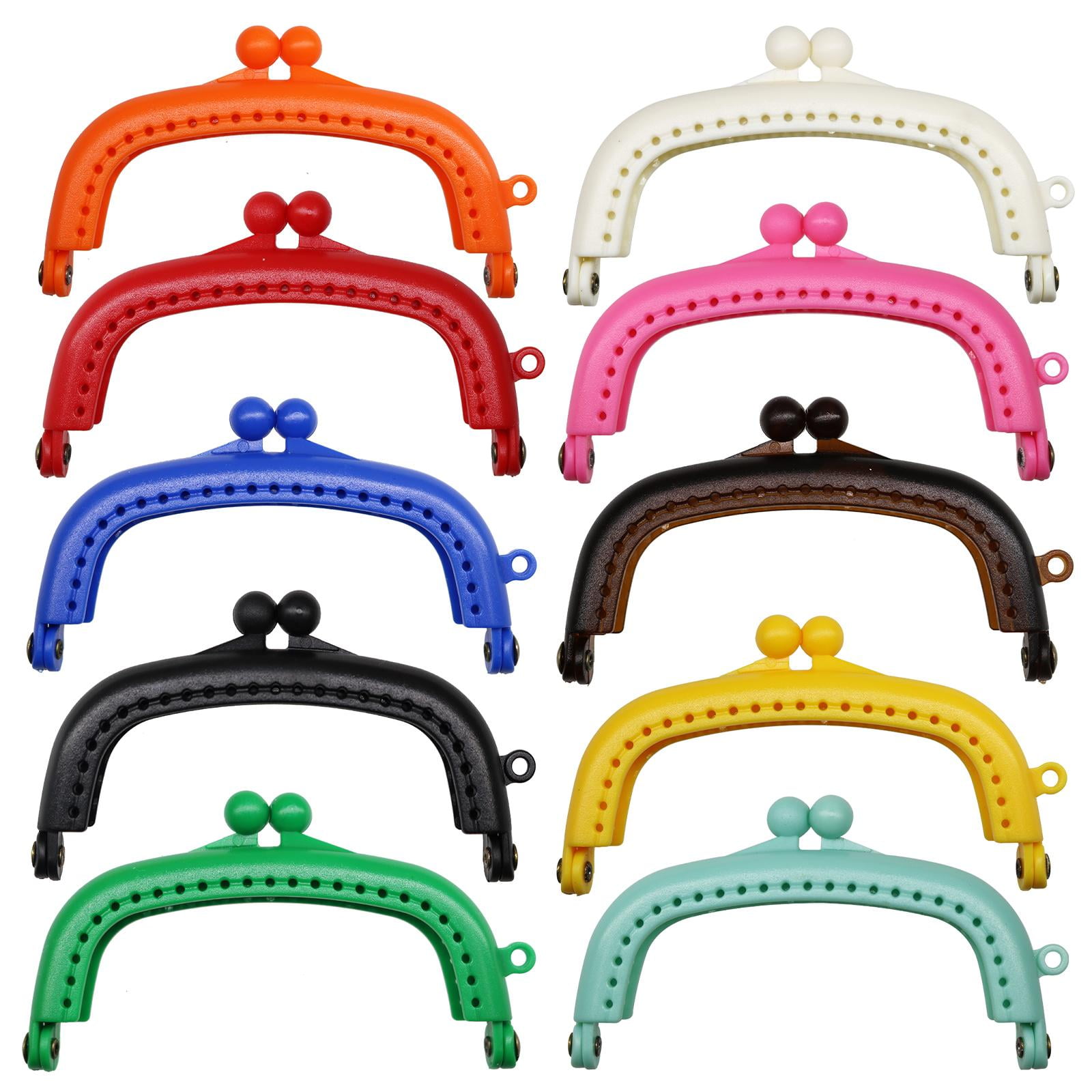 10Pcs Bag clasp DIY Craft Sewing Bag Handle, Arch Metal Purse Making ...