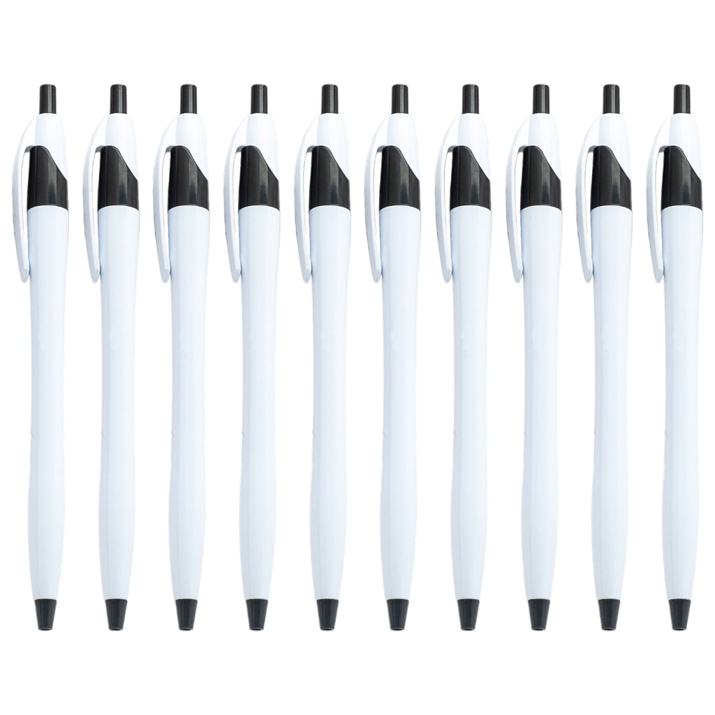 10Pcs Ballpoint Pen Signing Pen Retractable Ballpoint Pen Refillable ...