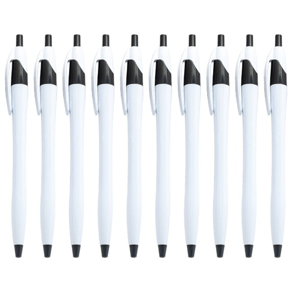10Pcs Ballpoint Pen Signing Pen Retractable Ballpoint Pen Refillable ...