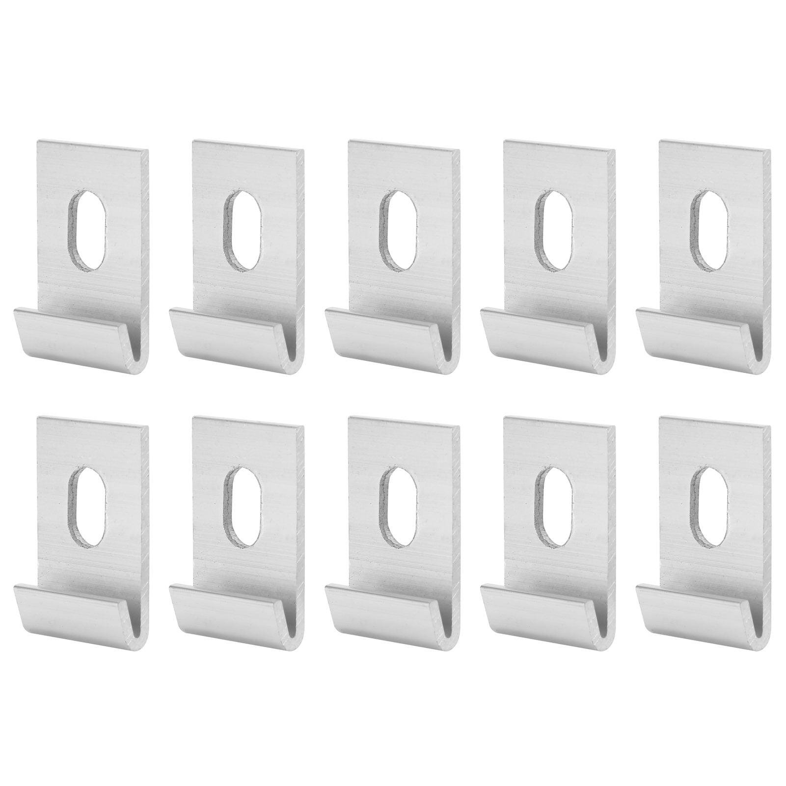 10Pcs Base Clips Hook Fixings Attaches Aluminium Greenhouses Fixture ...