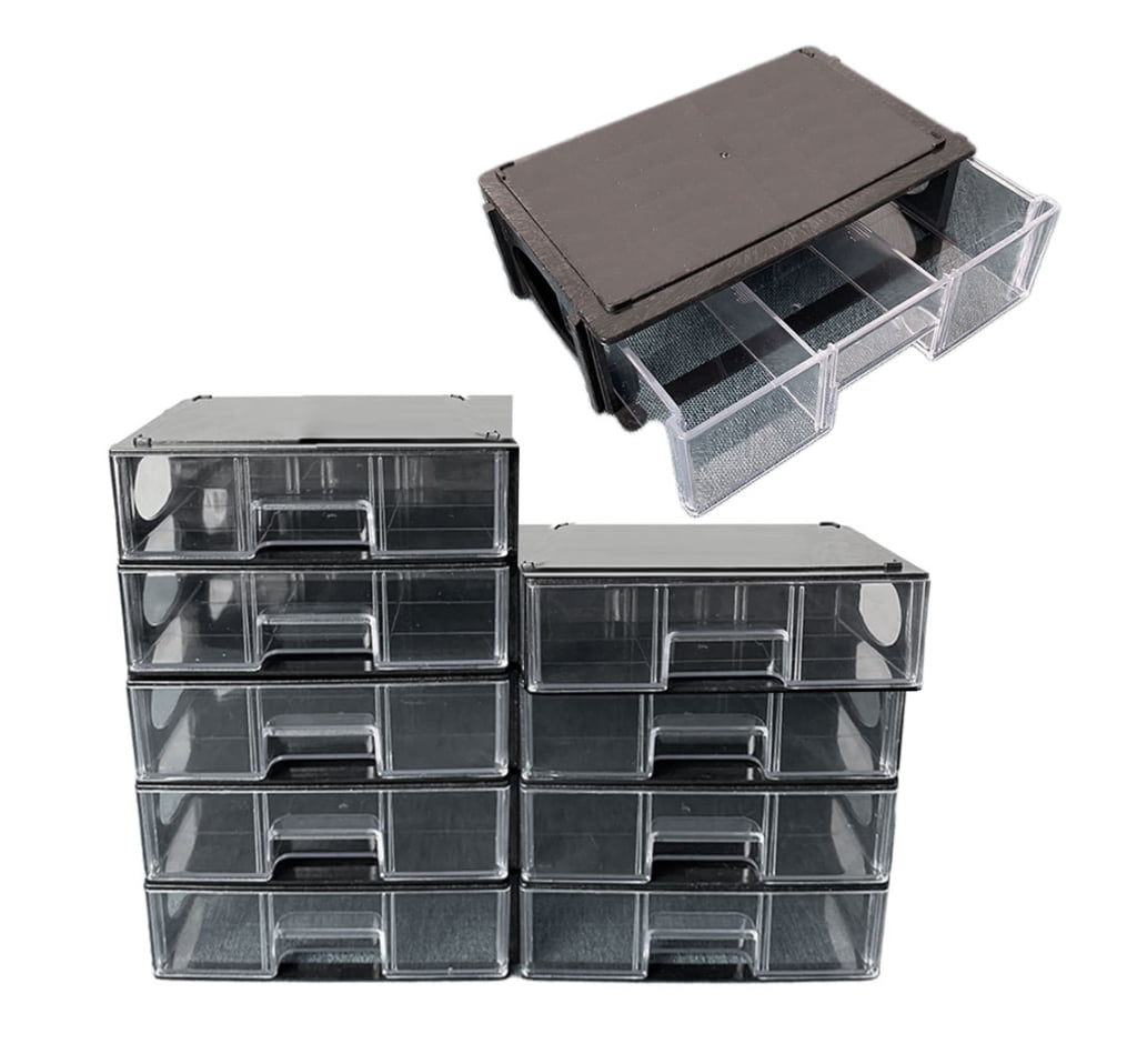 10Pcs Bead Organizer Drawer Cabinet Large Capacity Jewelry Sorting Box ...
