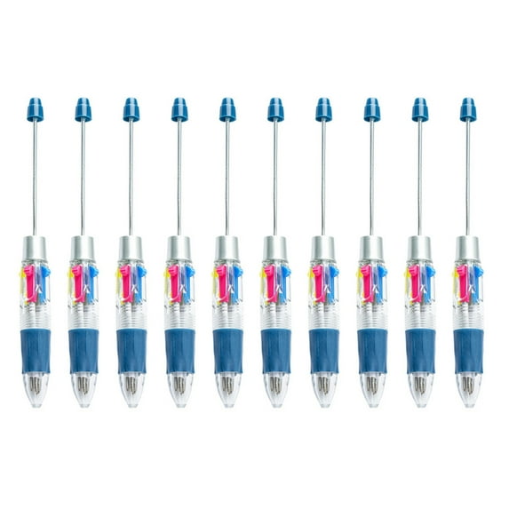 10Pcs Beadable Multicolor Pen 4 Color in 1 Ballpoint Pen Retractable ...