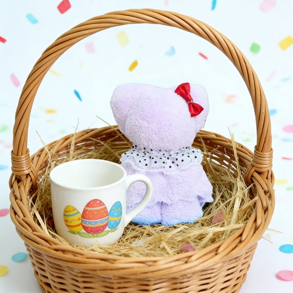 10Pcs Bear Towel Gift Set! Iuhan Bear Towel, Flocked Bear Face Towel ...