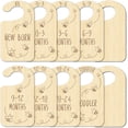 10Pcs Bee Wood Wardrobe Dividers Honeybee Nursery Decor from Newborn to ...