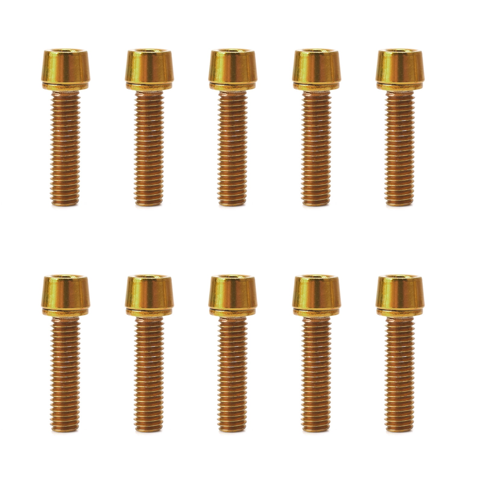 10Pcs Bike Bolts Bike Handlebar Screw Socket Screw Stem Part 5x20mm ...
