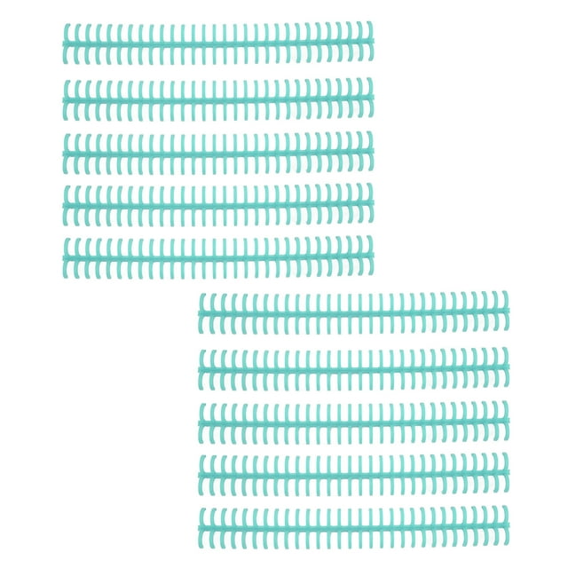 10Pcs Binding Spines Spirals Coils Combs 30 Holes Plastic Strip for ...