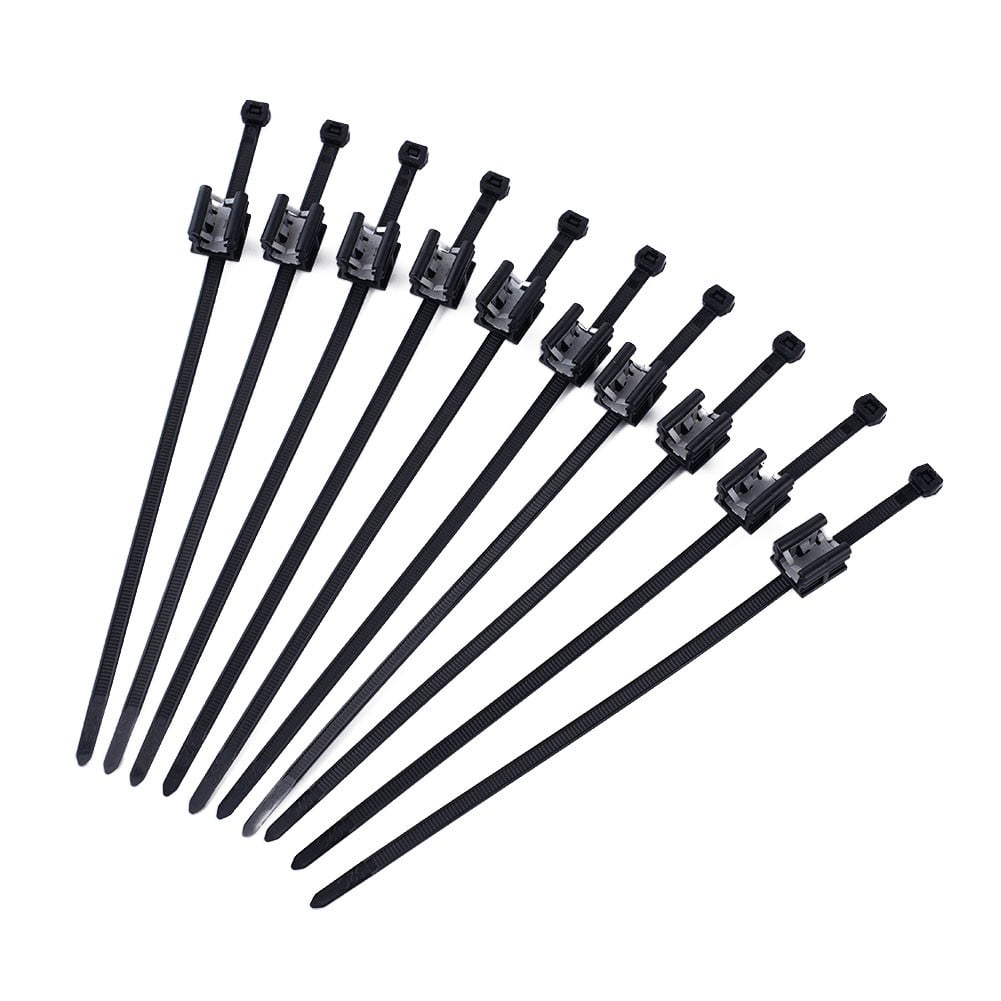 10Pcs Black Edge Clip For Cable Ties Fastening Solar Cable PV Edge Clip ...