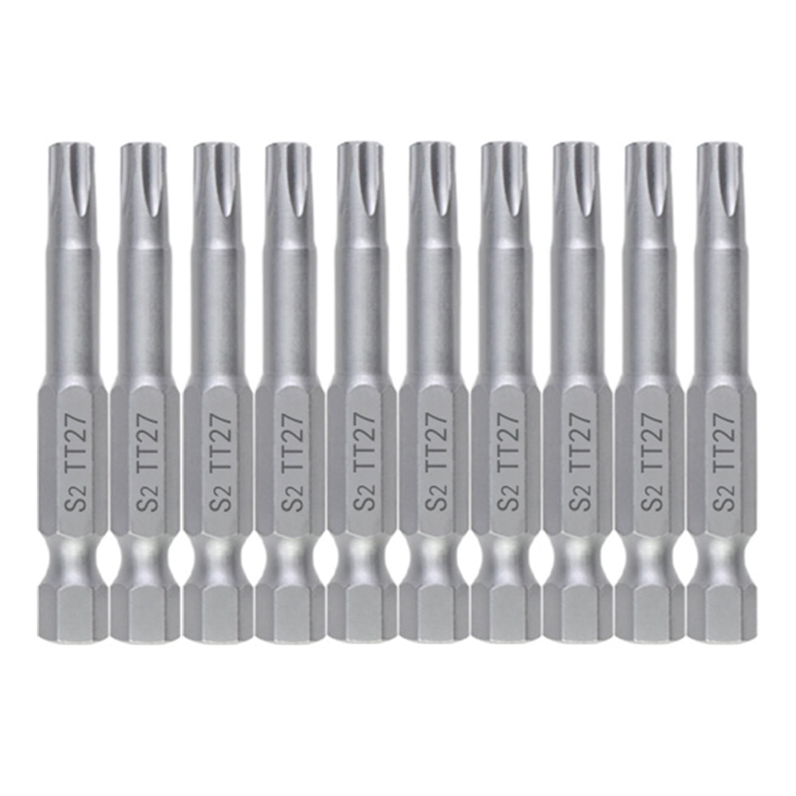 10Pcs Blossom Head Screwdriver Bit Set Security Screwdriver Tool 50mm ...