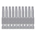 10Pcs Blossom Head Screwdriver Bit Set Security Screwdriver Tool 50mm ...