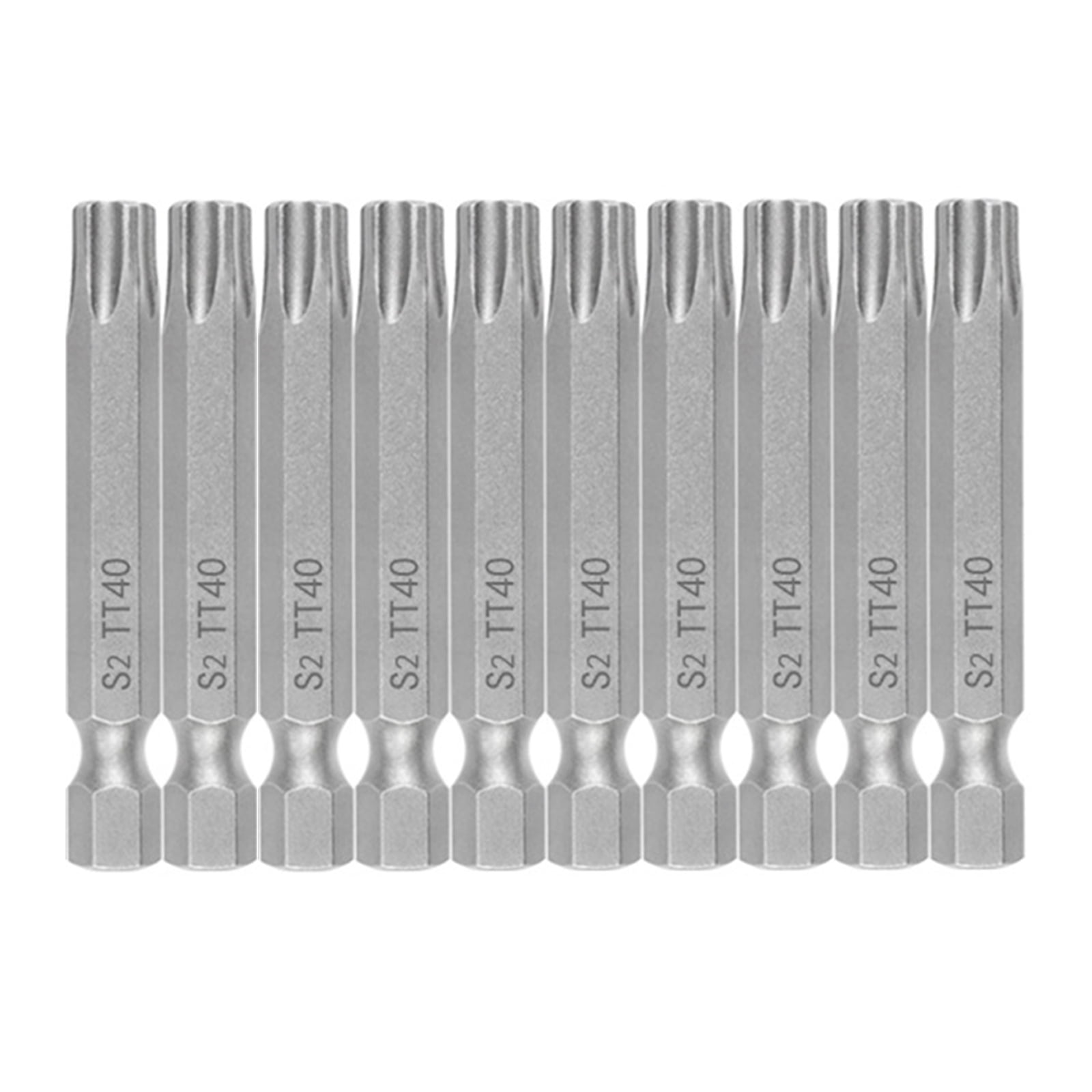 10Pcs Blossom Head Screwdriver Bit Set Security Screwdriver Tool 50mm ...