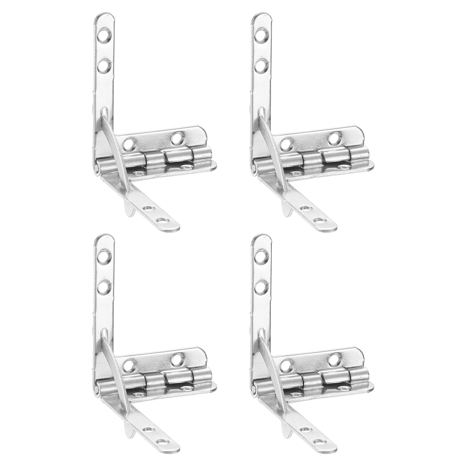 10Pcs Box Quadrant Hinge, 30.5x40mm Box Hinge Cases with Side Rail Retaining Arm 90 Degree ...