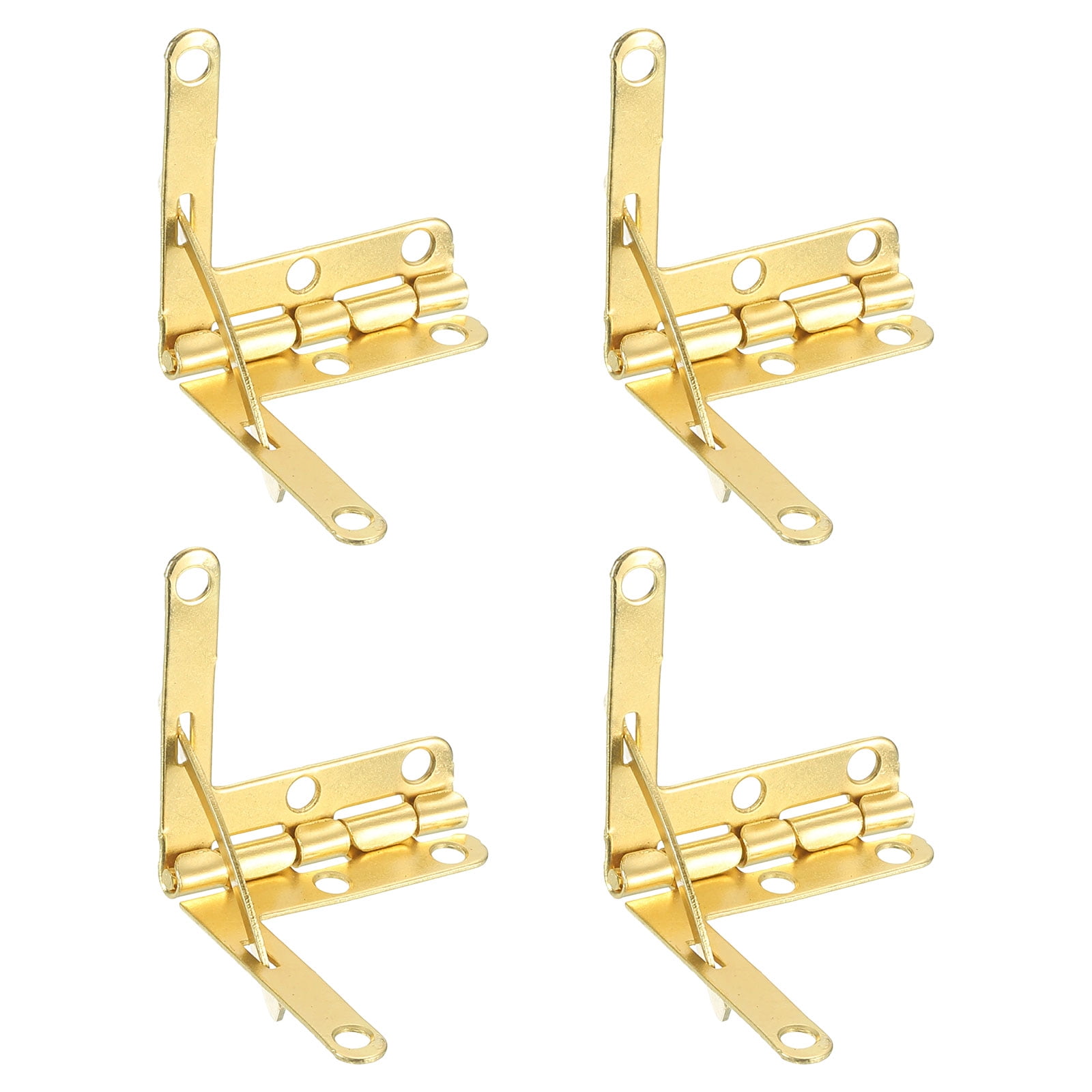 10Pcs Box Quadrant Hinge, 30x32mm Box Hinge Cases with Side Rail Retaining Arm 90 Degree Folding ...