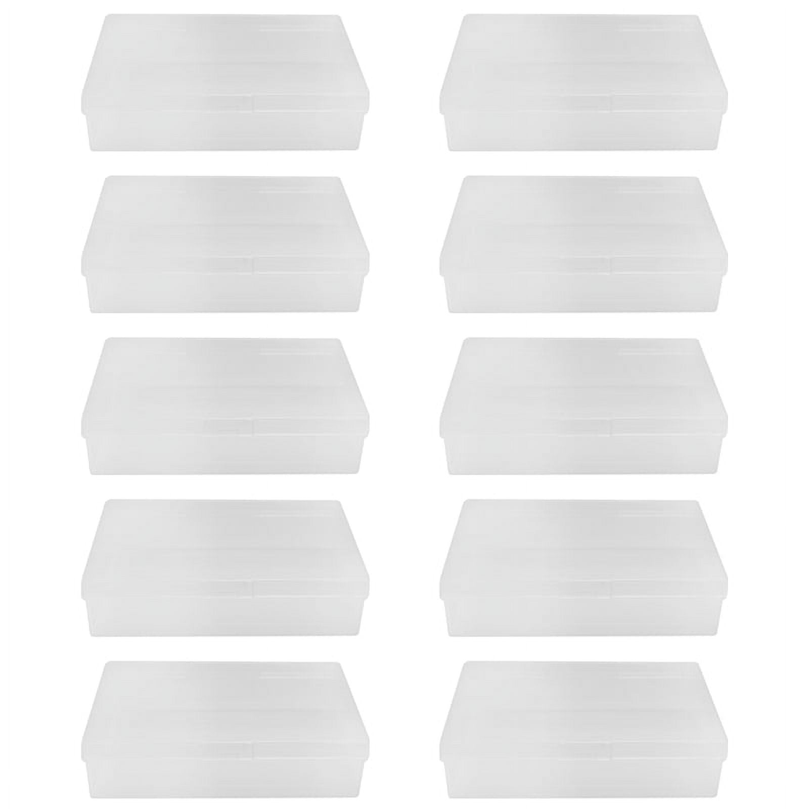 10Pcs Box Trading Card Case Clear Plastic Storage Box - Walmart.com