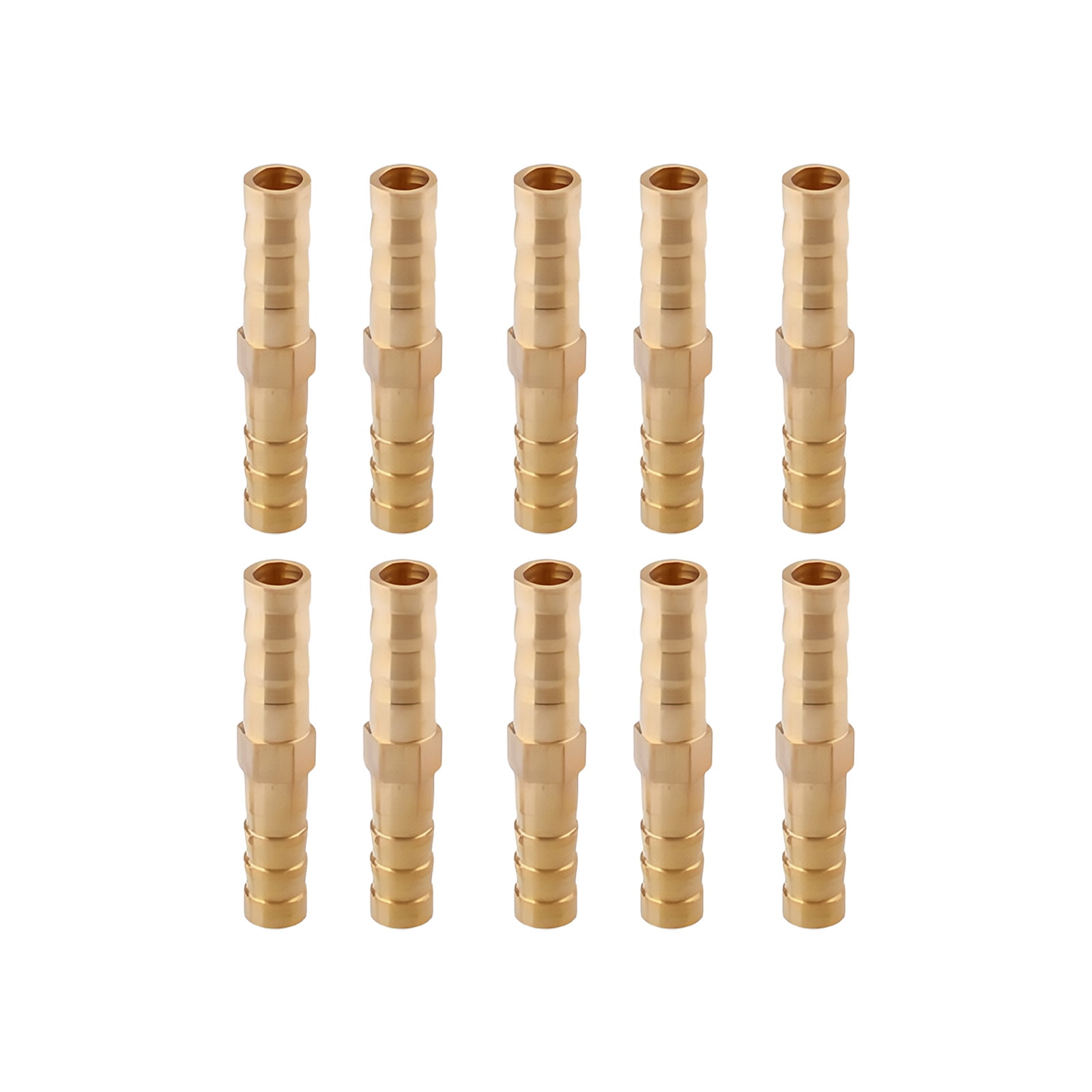 10Pcs Brass Pipe Adapters Erosion Barbed Connectors for Supply ...