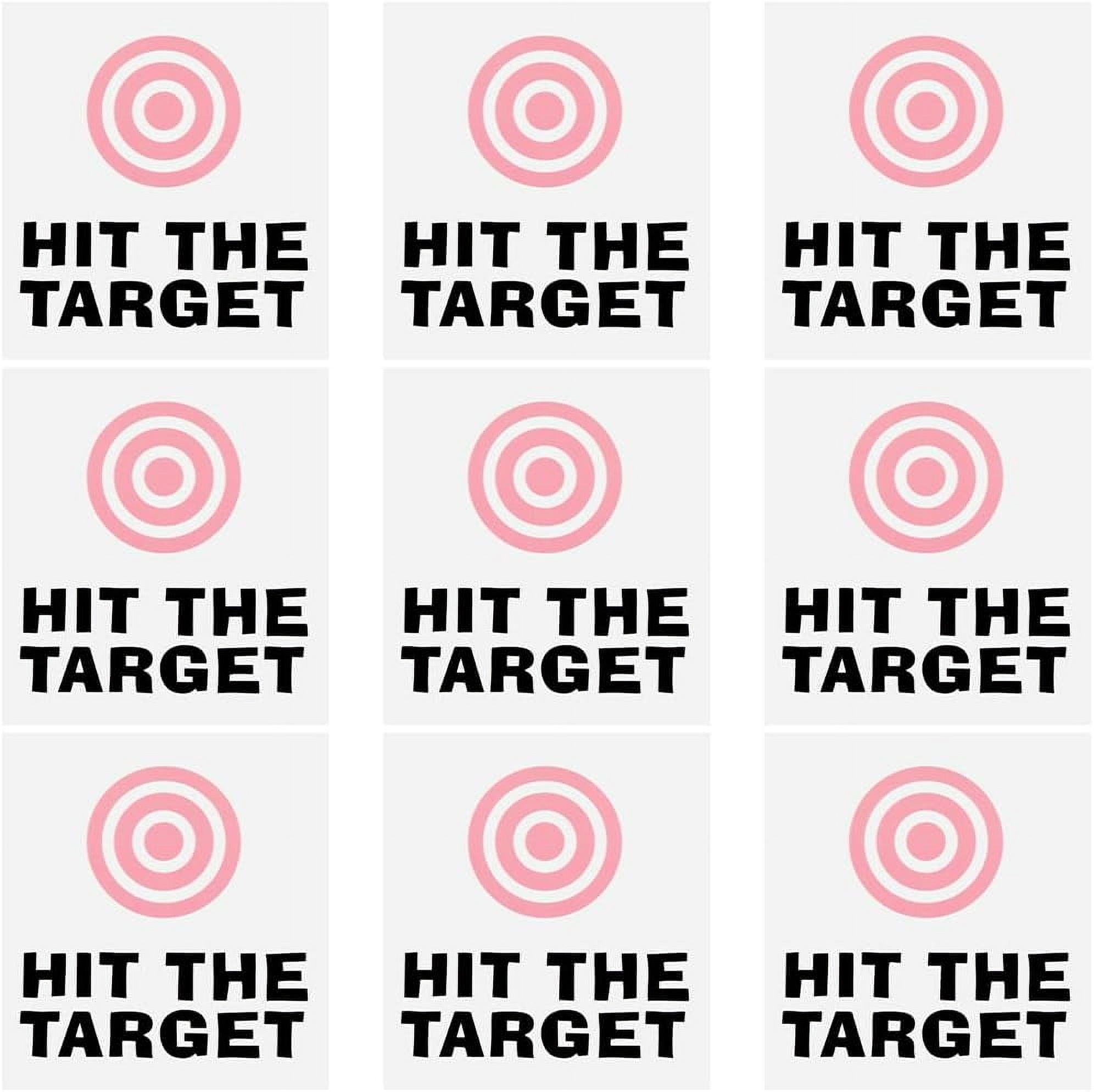 10Pcs Bullseye Target Sticks Toilet Target Aiming Stickers Potty ...