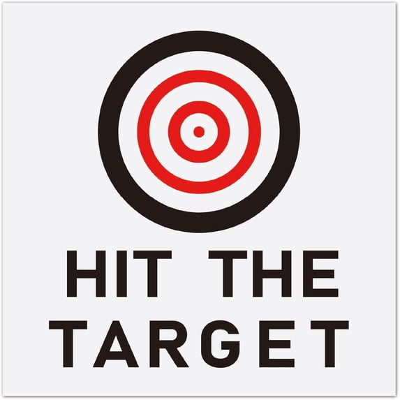 10Pcs Bullseye Toilet Target Stickers Pee Training Decals Hit The ...