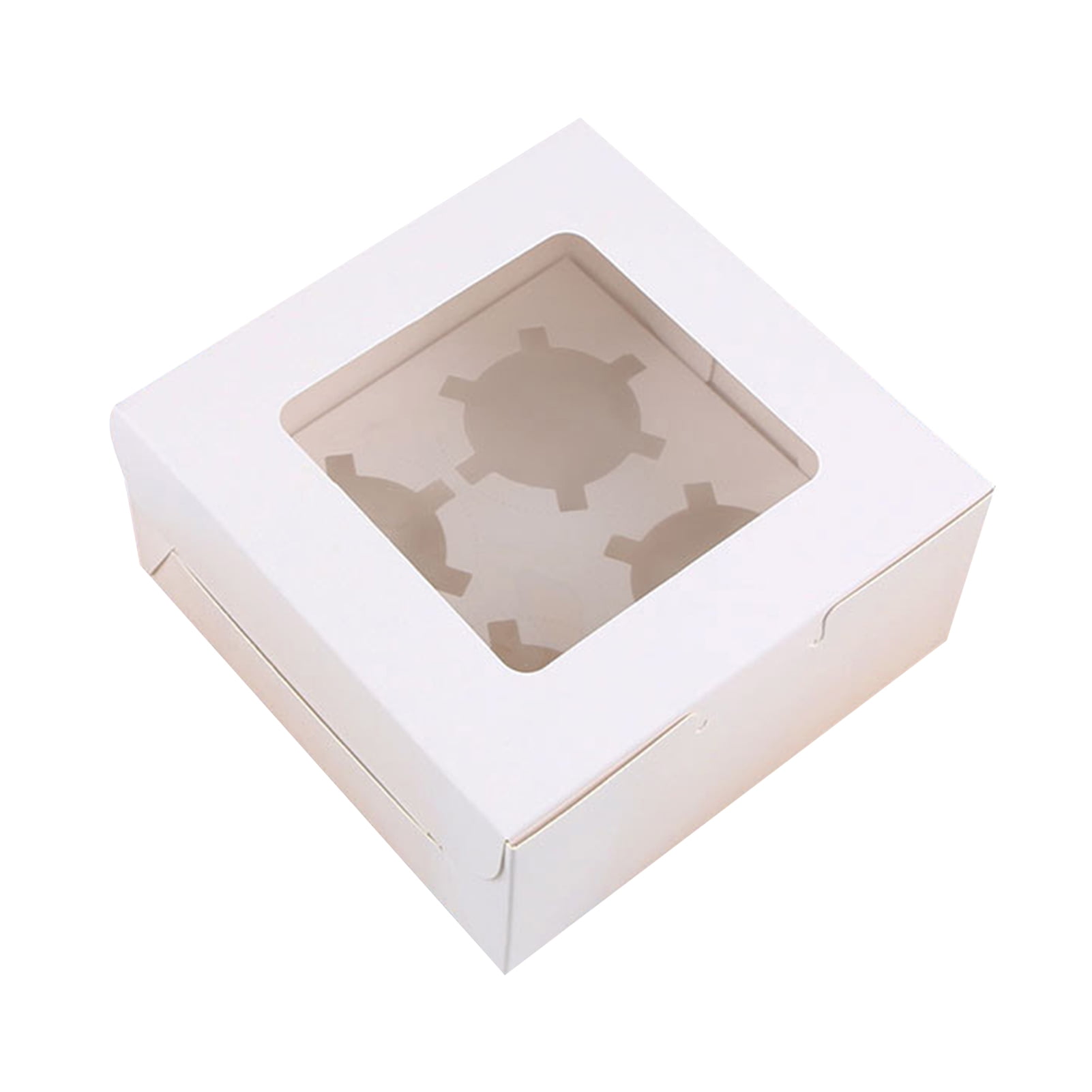 10Pcs CEANake Muffin Cookies Kraft Paper Packing Box Container with ...