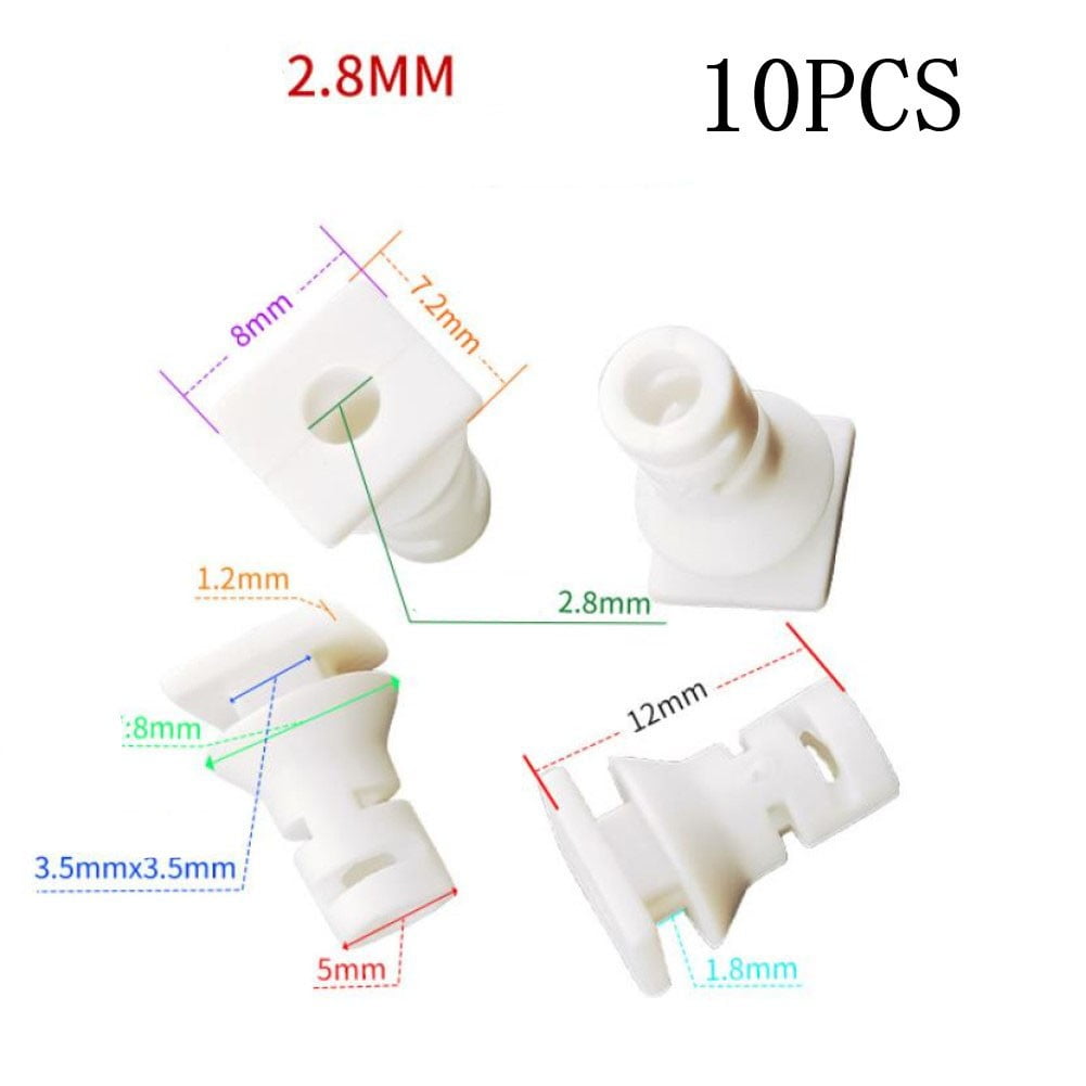 10Pcs Cable Gland Connector Rubber Strain Relief Cord Boot Protector 2 ...