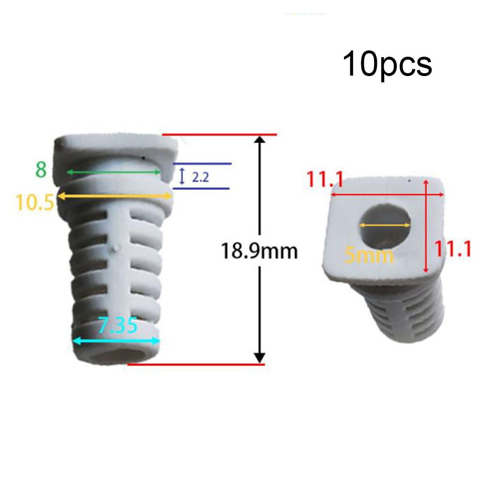 10Pcs Cable Gland Connector Rubber Strain Relief Cord Power Tool Cable ...