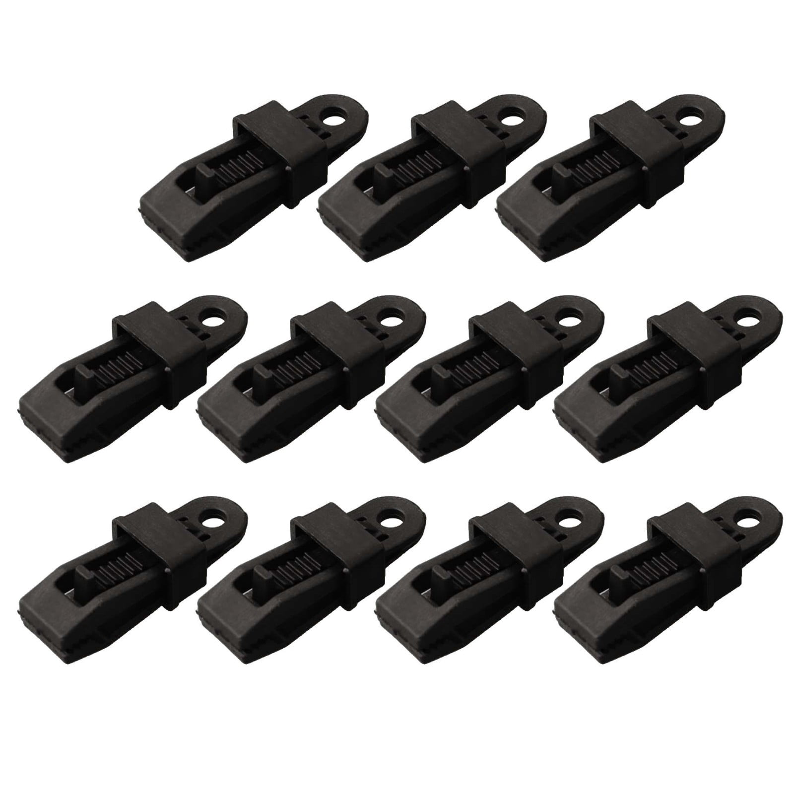 10Pcs Camping Tarps Canvas Clips Snap Gripper Caravan Jaw Grips Tent ...