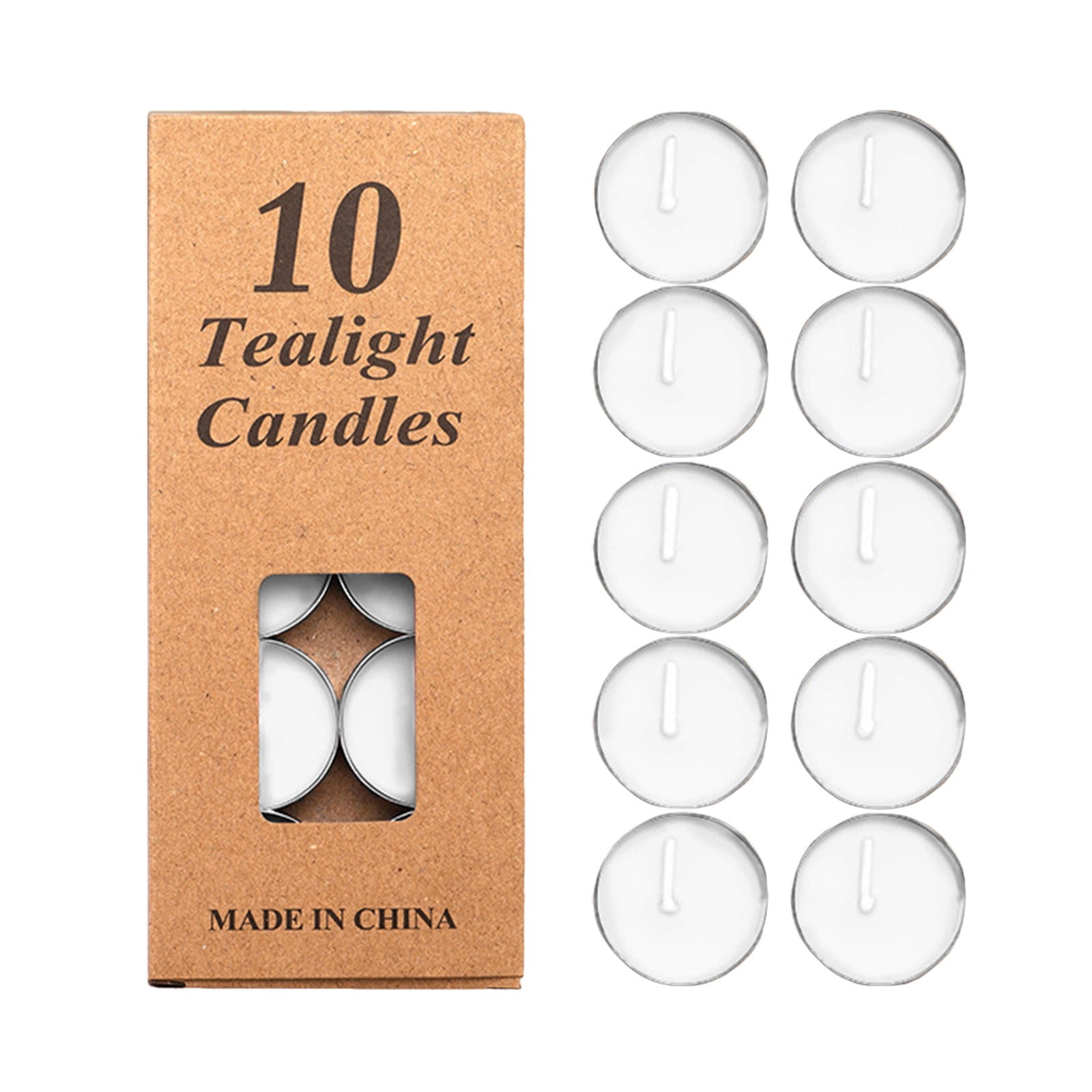 10Pcs Candle Little Candle Set Tea Light Candle Candle Rotating Tea ...