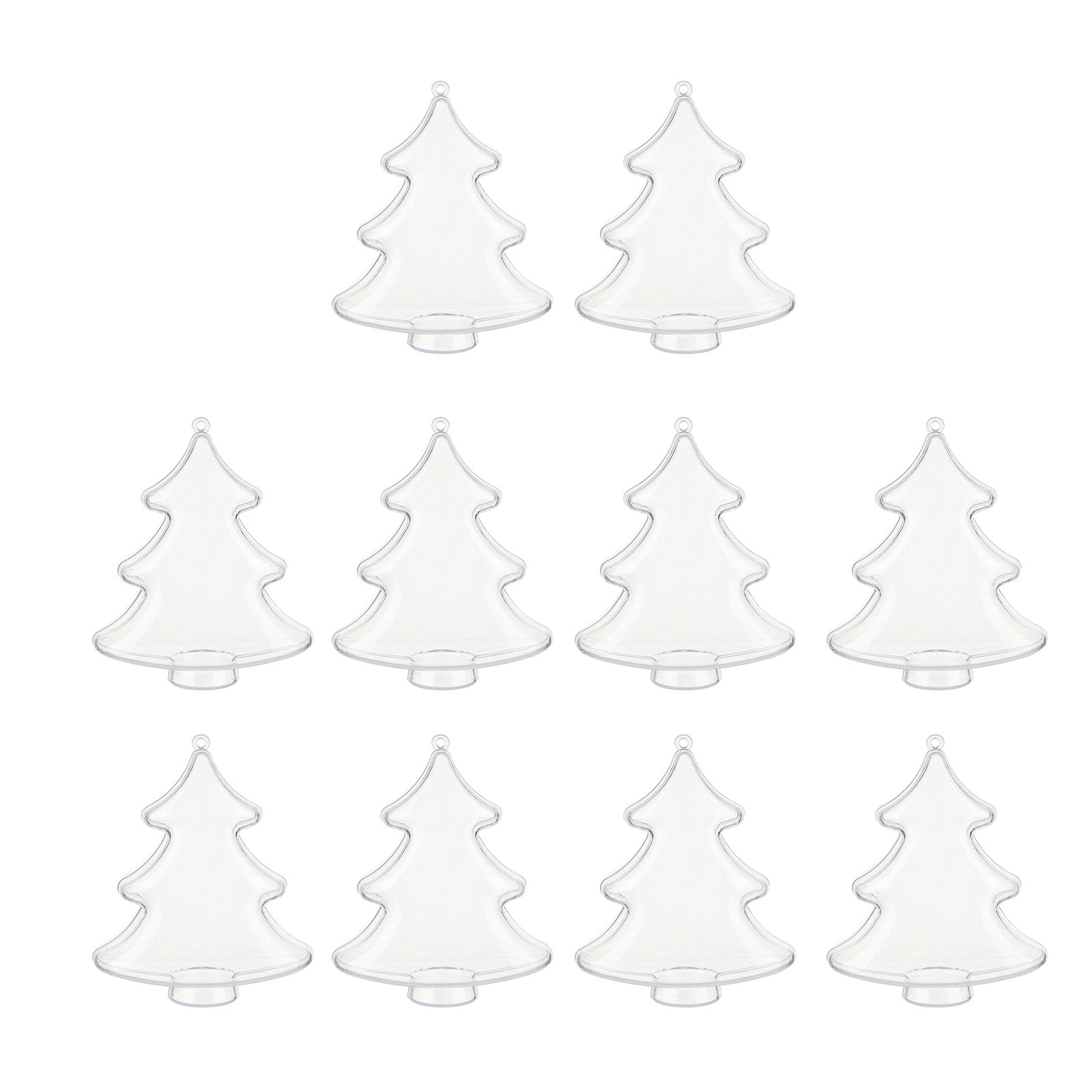 10Pcs Candy Holder for Office and Living Room Decoration Clear Sweets ...