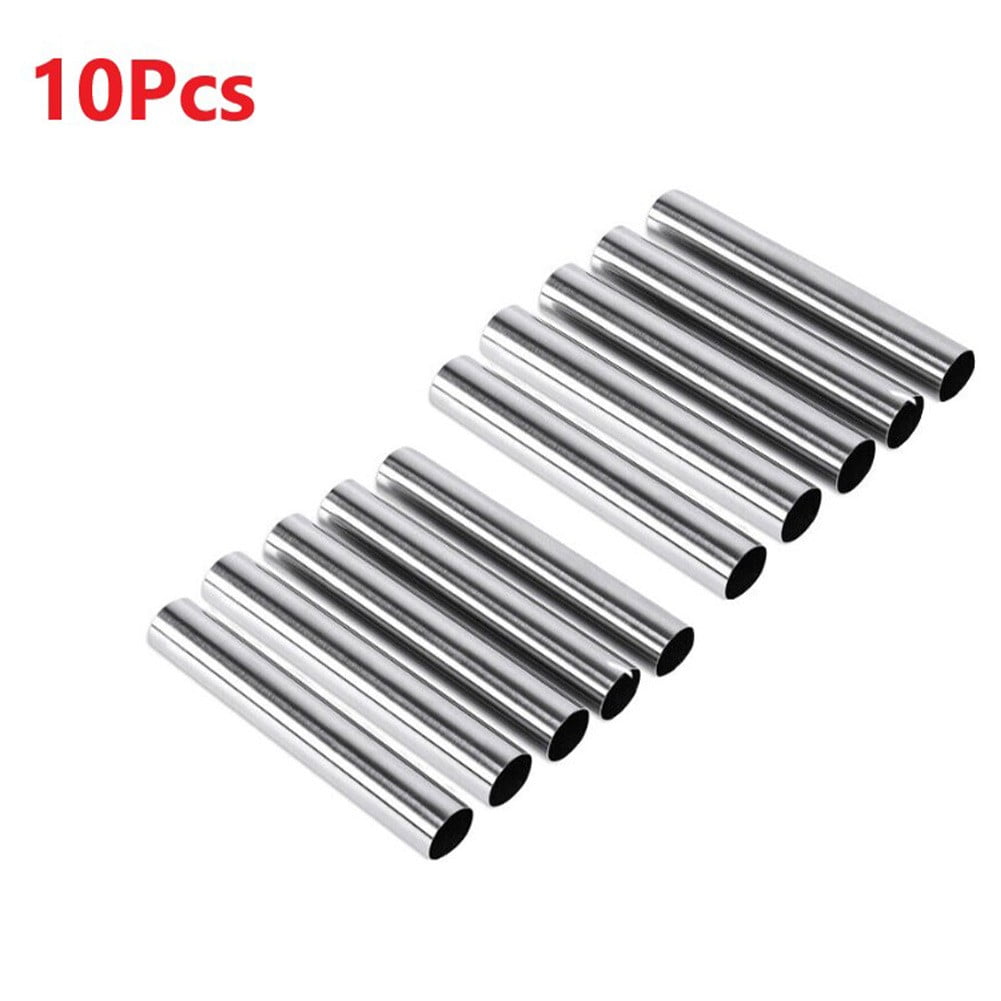 10Pcs Cannoli Tubes, Stainless Steel Cannoli Forms Non-stick Cream horn ...