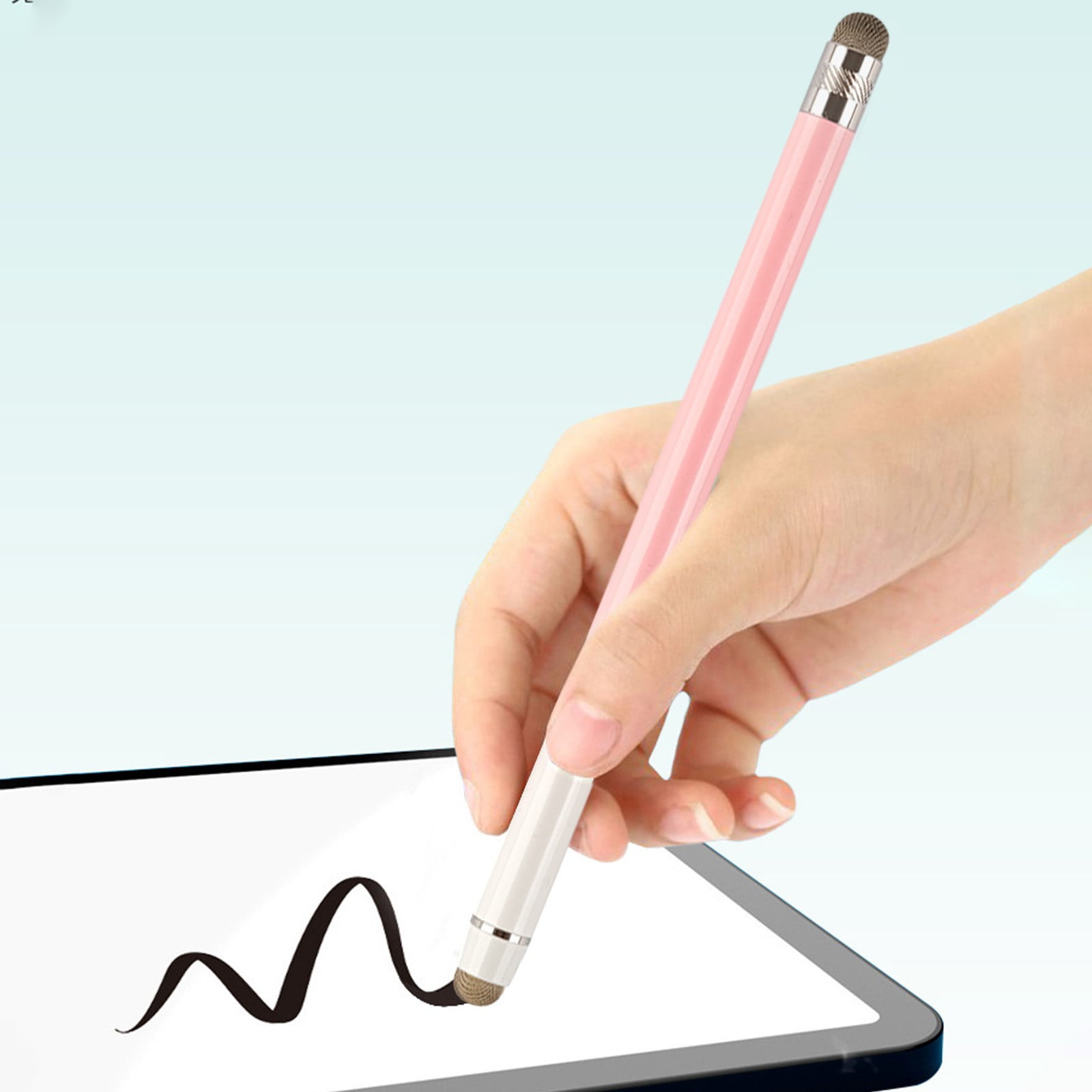10Pcs Capacitive Stylus Pen under $5! CQCYD Gradient Silver Fiber Tip ...