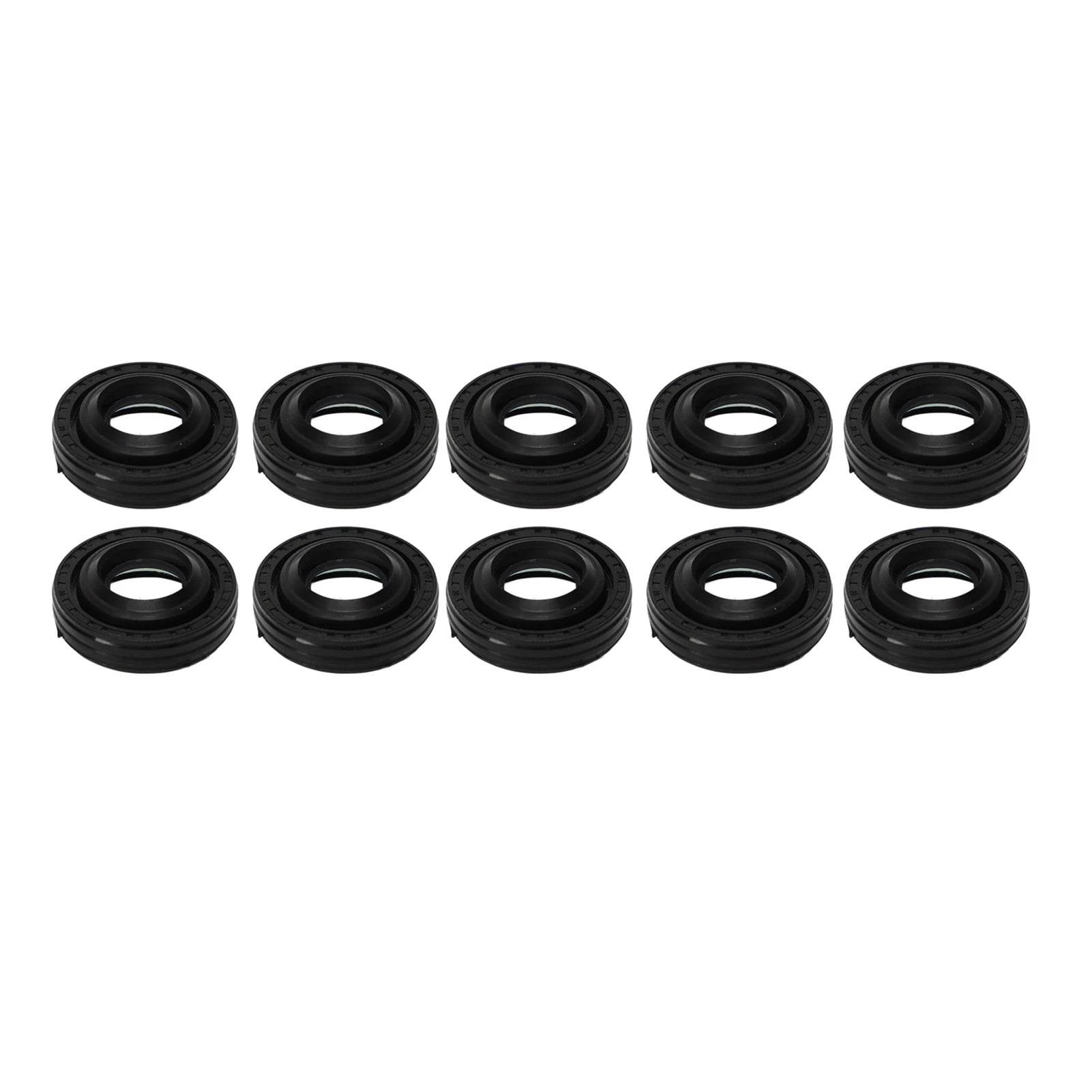 10Pcs Car AC Air Conditioner Compressor Shaft Oil Seal Kit Rubber For ...