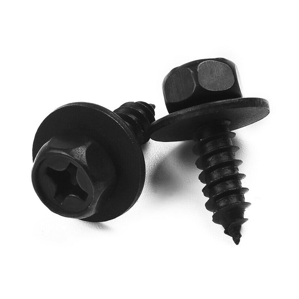 10Pcs Car Bumper Fender Splash Seal Shield Rivet-Clip Bolt-Screw ...