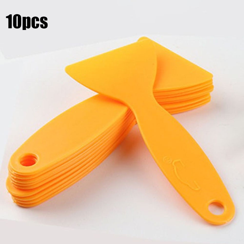 10Pcs Car Film Tools Yellow Scraper Glass Window Cell-Phone Film ...