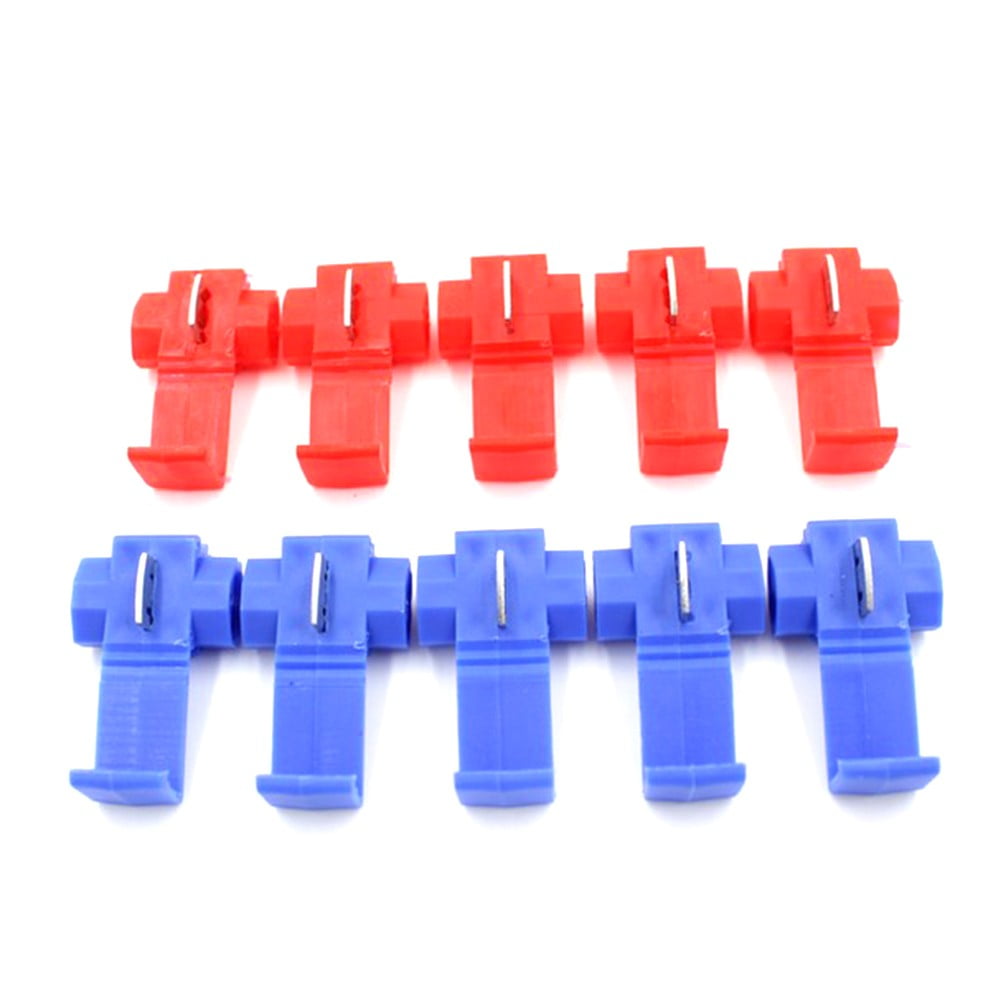 10Pcs Car Motorcycle RV No Screw Clamp Quick Connector Terminal Clip ...