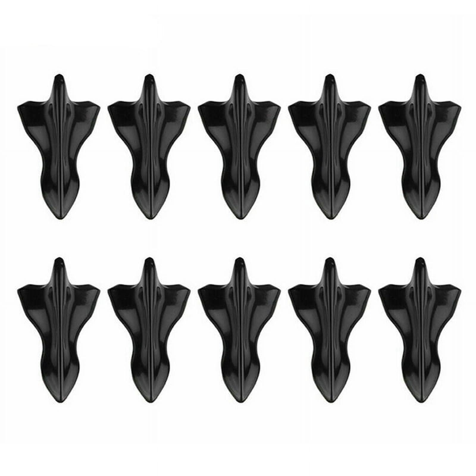 10Pcs Car Rear Roof Fin Spoiler Diffuser Vortex Generator Bumper Tail ...