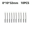 10Pcs Carbon Brushes J204 Diesel Generator Electric Motor Alternator Spare Parts Carbon Brushes ...