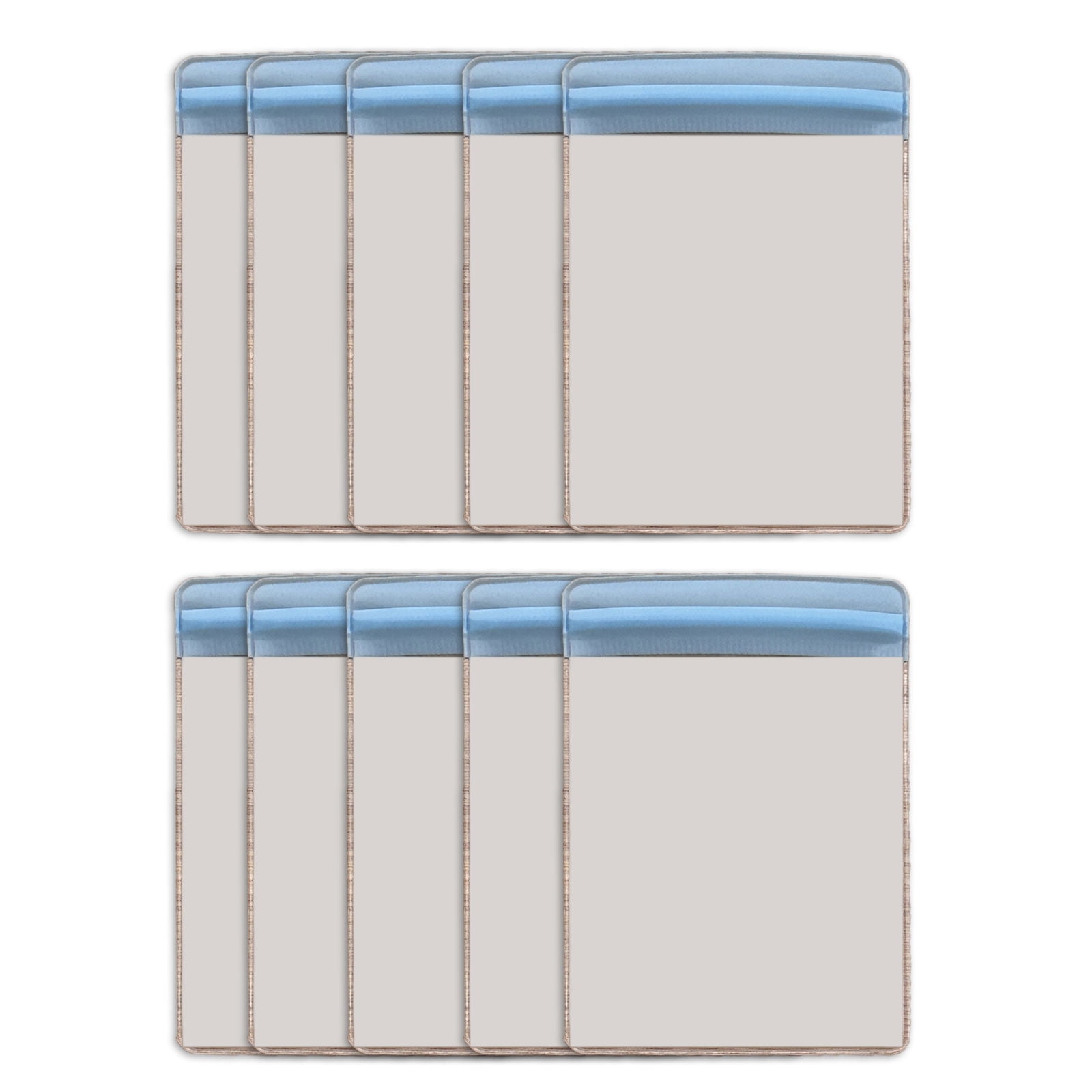 10Pcs Card Storage Bag 3x4.7Inch Photo Card Organizers Resealable Clear ...