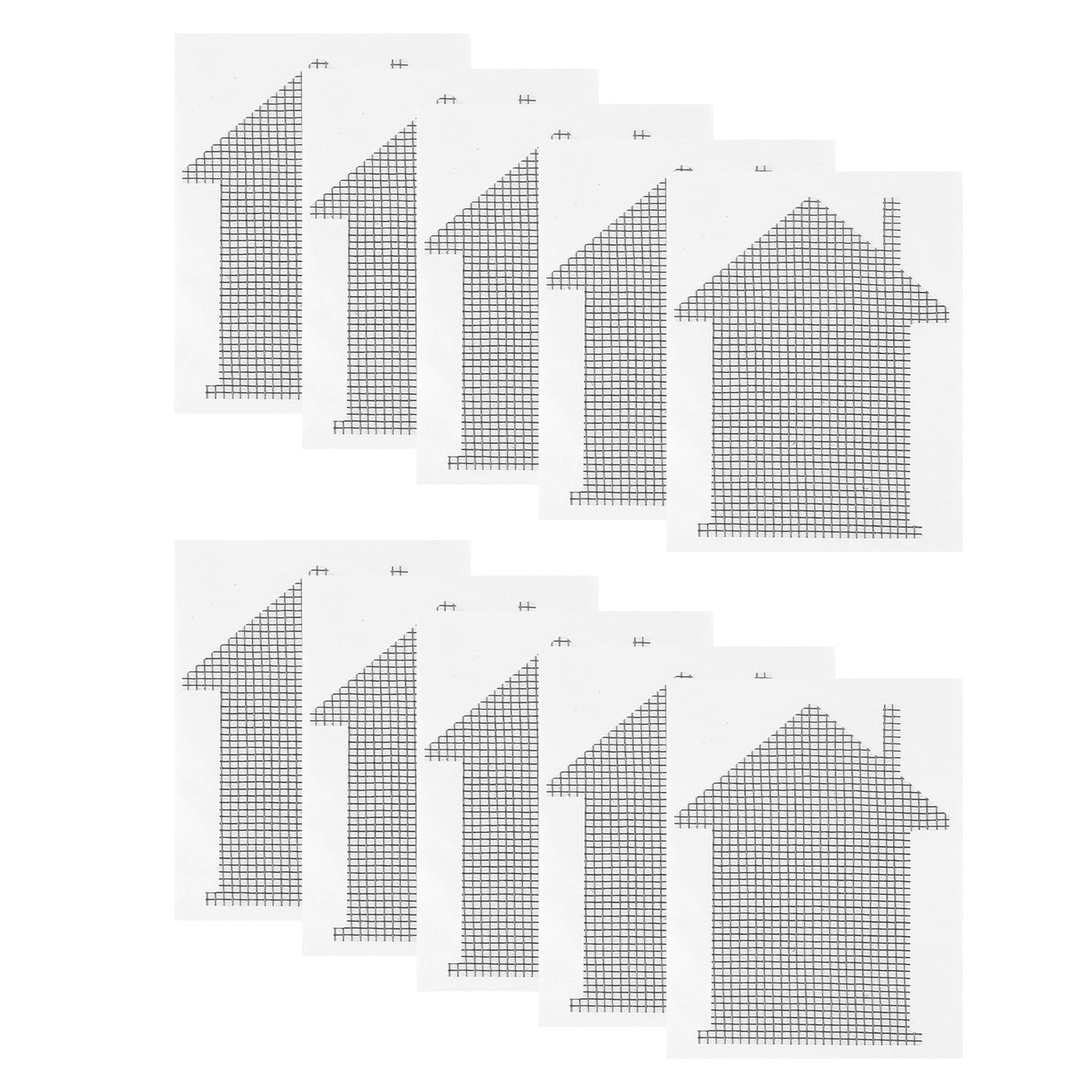 10Pcs Cartoon Animal Window Screen Patch Self-Adhesive Screen Tears ...