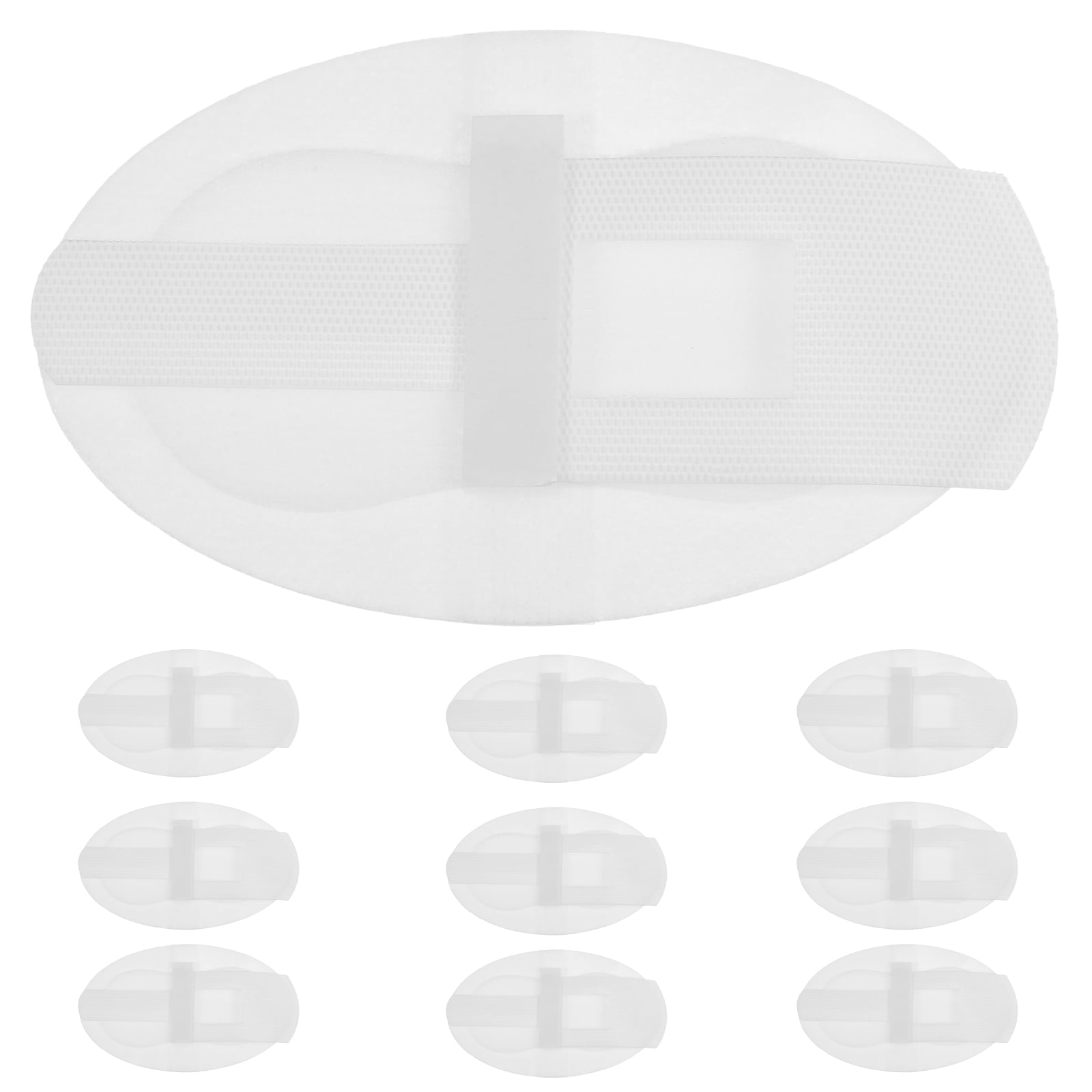 10Pcs Catheter Fixing Stickers Breathable Ureter Fixators Drainage Tube ...