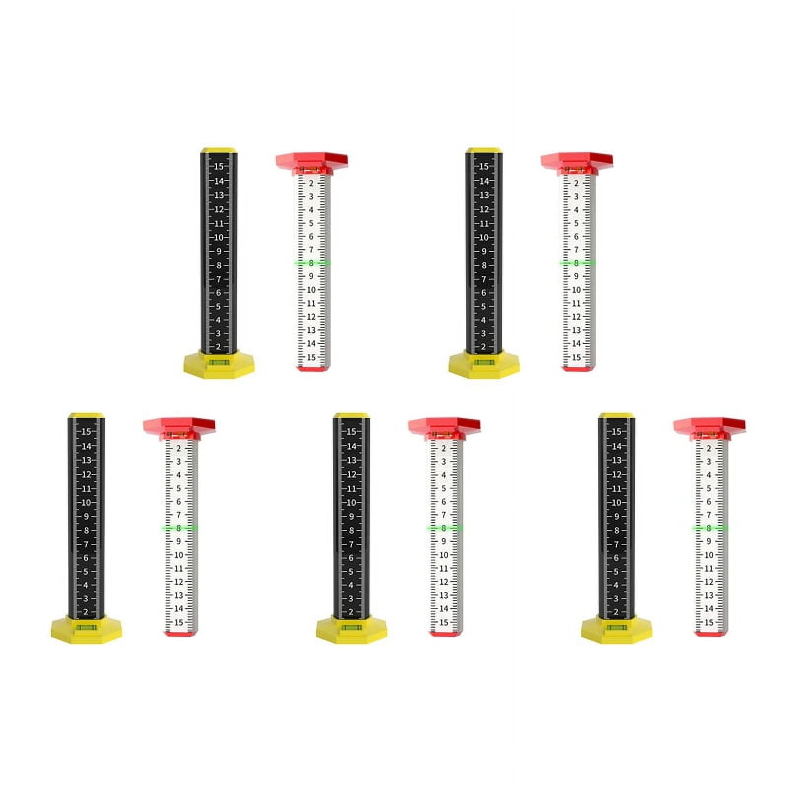 10Pcs Ceiling and Floor Tile Height Ruler, Measuring Ruler with ...